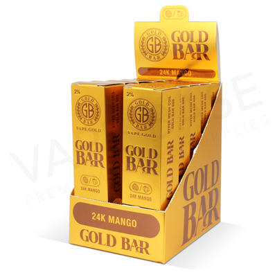 Gold Bar Disposable Vape | Vape Base Gourmet eLiquid Wholesale