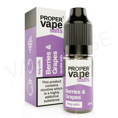 Berries & Grapes E-Liquid by Proper Vape Salts | Proper Vape Salts ...