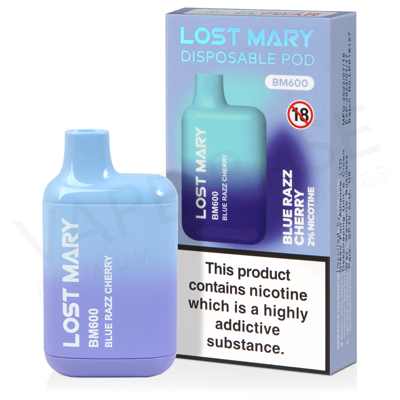 Blue Razz Cherry Lost Mary BM600 Disposable Vape | Lost Mary BM600 ...