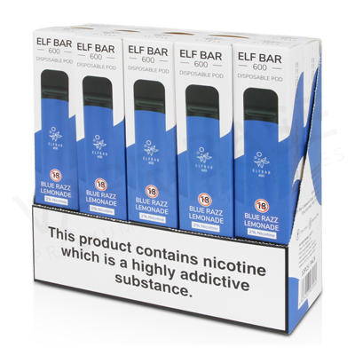 Blue Razz Lemonade Elf Bar Disposable Vape | Elf Bar 20mg Disposables ...