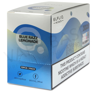 Blue Razz Lemonade Nic Salt E-Liquid by Elfliq | Elfliq | Vape Base ...