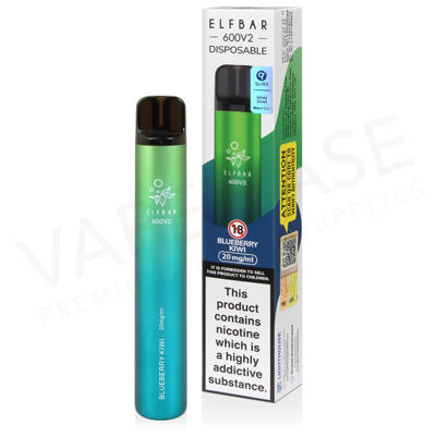 Strawberry Kiwi Elf Bar V2 Disposable Vape | Elf Bar 600 V2 Disposables ...