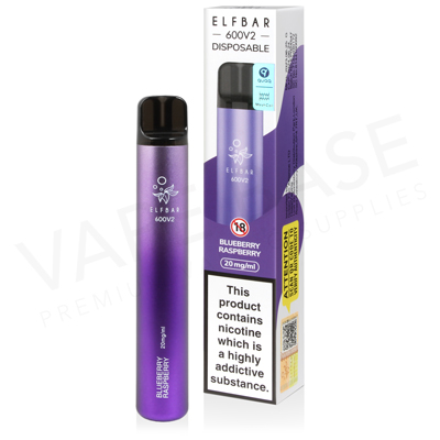 Blueberry Elf Bar V2 Disposable Vape | Elf Bar 600 V2 Disposables ...