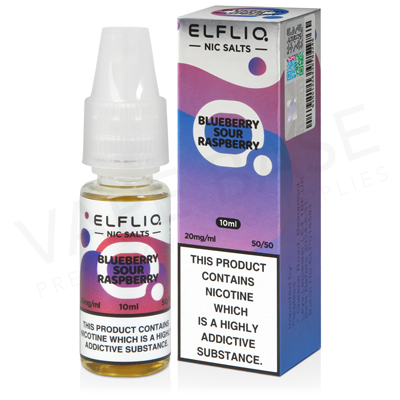 Blueberry Sour Raspberry Nic Salt E-Liquid by Elf Bar Elfliq | Elfliq ...