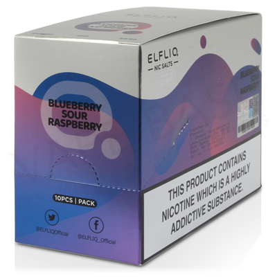 Blueberry Sour Raspberry Nic Salt E-Liquid by Elfliq | Elfliq Nic Salts ...