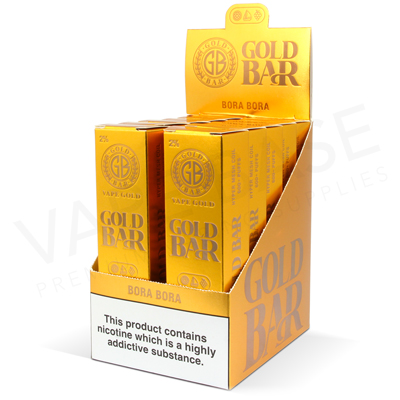 Gold Bar Disposable Vape | Vape Base Gourmet eLiquid Wholesale