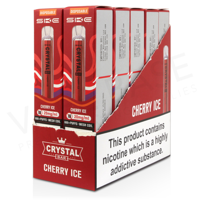 Cherry Ice Crystal Bar Disposable Vape | Crystal Bar Disposable Vape ...