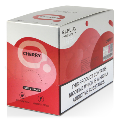 Cherry Nic Salt E-Liquid by Elfliq | Elfliq Nic Salts | Vape Base ...