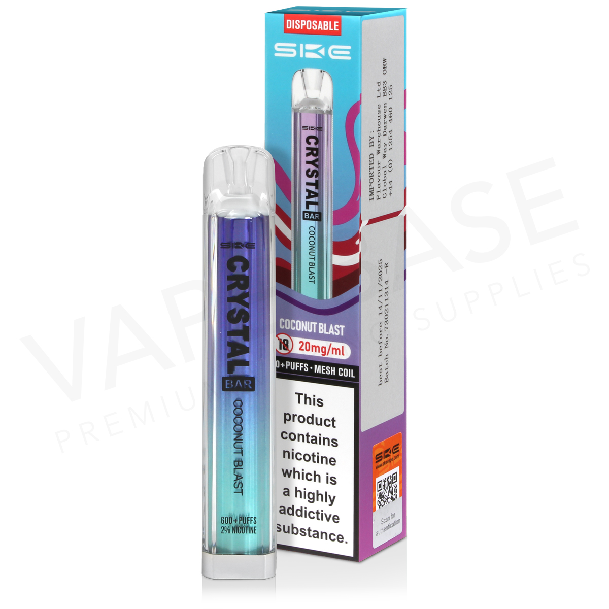 SKE Crystal | Vape Base Gourmet eLiquid Wholesale