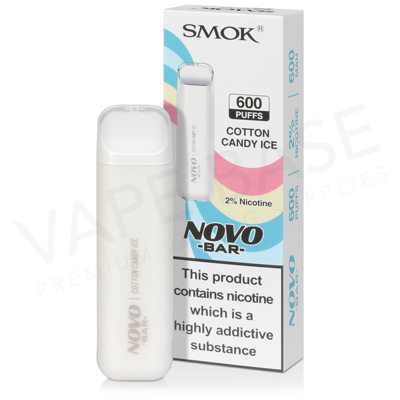 Cotton Candy Ice Smok Novo Bar Disposable Vape | Smok Novo Disposable ...