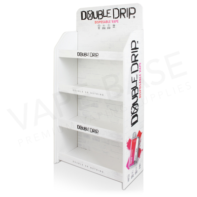 Double Drip Counter Display Unit - White | Double Drip Disposable Vape ...