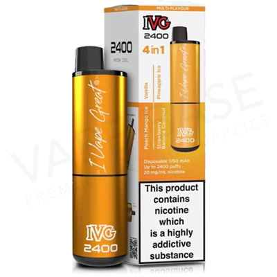 IVG 2400 Disposable Vape | Vape Base Gourmet eLiquid Wholesale