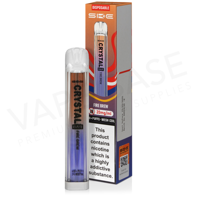Peach Ice Crystal Bar Disposable Vape | Crystal Bar | Vape Base Gourmet ...