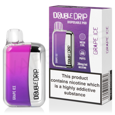 Grape Ice Double Drip Disposable Vape | Double Drip Disposable Vape ...