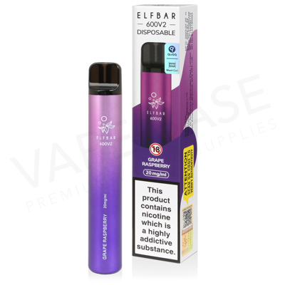 Pink Grapefruit Elf Bar V2 Disposable Vape | Elf Bar 600 V2 Disposables ...