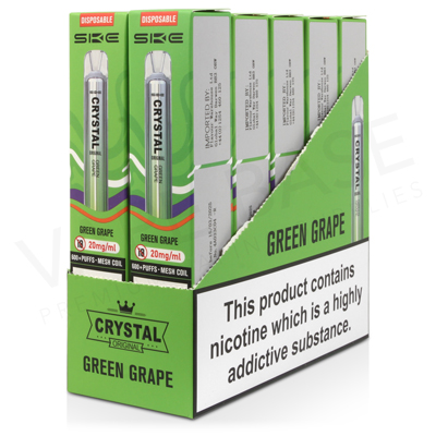Green Grape Crystal Bar Disposable Vape | Crystal Bar Disposable Vape ...