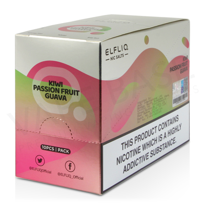Kiwi Passion Fruit Guava Nic Salt E-Liquid by Elfliq | Elfliq Nic Salts ...