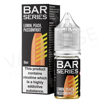 Lemon Peach Passionfruit Nic Salt E-Liquid by Bar Series | Bar Series ...