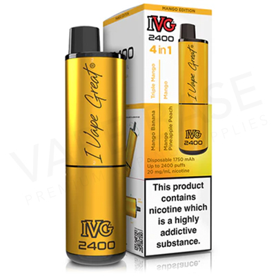 IVG 2400 Disposable Vape | Vape Base Gourmet eLiquid Wholesale