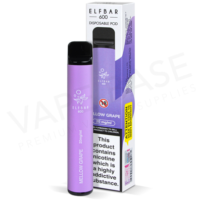 Mellow Grape Elf Bar Disposable Vape | Elf Bar 20mg Disposables | Vape ...