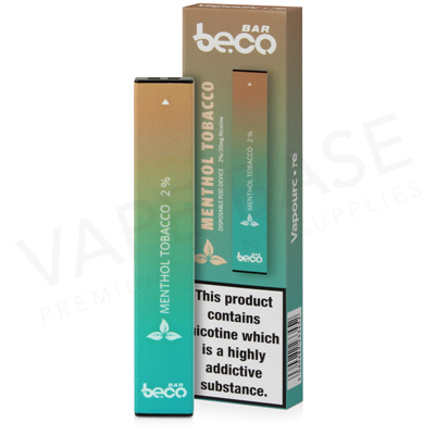 Menthol Tobacco Beco Bar | Beco Bar | Vape Base Gourmet eLiquid Wholesale