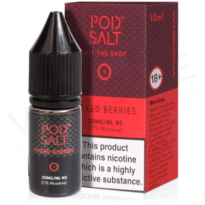 Mixed Berries Nicotine Salt E-Liquid by Pod Salt | Pod Salt | Vape Base ...