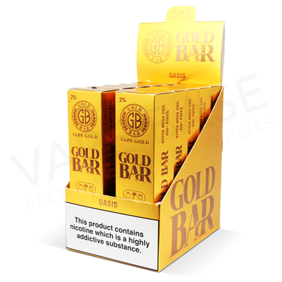Oasis Gold Bar Disposable Vape | Gold Bar Disposable Vape | Vape Base ...