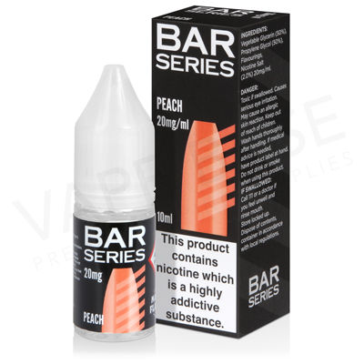 Peach Nic Salt E-Liquid by Bar Series | Bar Series Nic Salts | Vape ...