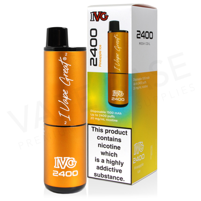IVG 2400 Disposable Vape | Vape Base Gourmet eLiquid Wholesale