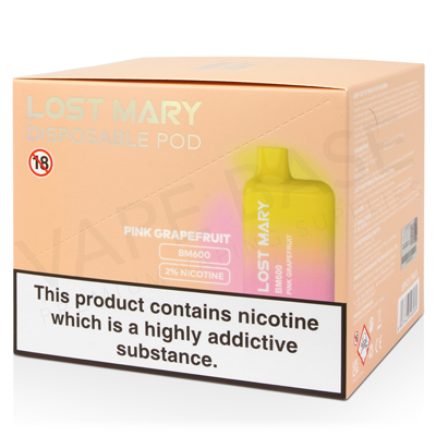 Pink Grapefruit Lost Mary BM600 Disposable Vape | Lost Mary BM600 Disposables | Vape Base ...