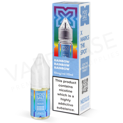 Rainbow Nic Salt E-Liquid by Pod Salt Nexus | Pod Salt Nexus | Vape ...