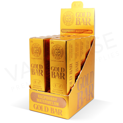 Raspberry Watermelon Gold Bar Disposable Vape | Gold Bar Disposable ...