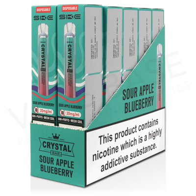Blueberry Sour Raspberry Crystal Bar Disposable Vape | Crystal Bar ...