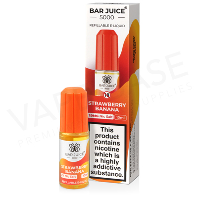 Strawberry Banana E-Liquid by Bar Juice 5000 | Bar Juice 5000 | Vape ...