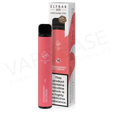 Strawberry Ice Elf Bar 10mg Disposable Vape | Elf Bar 10mg Disposables ...