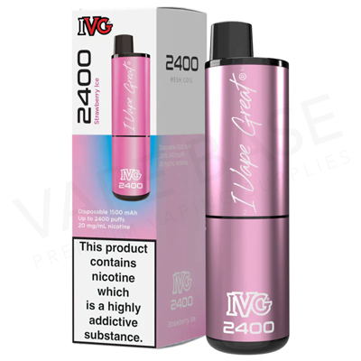 IVG 2400 Disposable Vape | Vape Base Gourmet eLiquid Wholesale