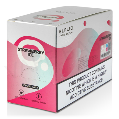 Strawberry Ice Nic Salt E-Liquid by Elfliq | Elfliq Nic Salts | Vape ...