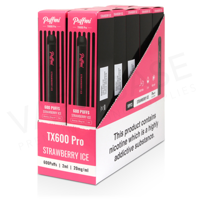 Puffmi TX600 Pro Disposables | Vape Base Gourmet eLiquid Wholesale
