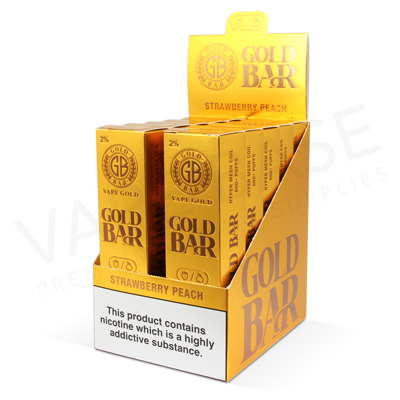 Gold Bar Disposable Vape | Vape Base Gourmet eLiquid Wholesale