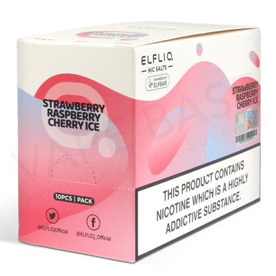Strawberry Raspberry Cherry Ice Nic Salt E-Liquid by Elfliq | Elfliq ...