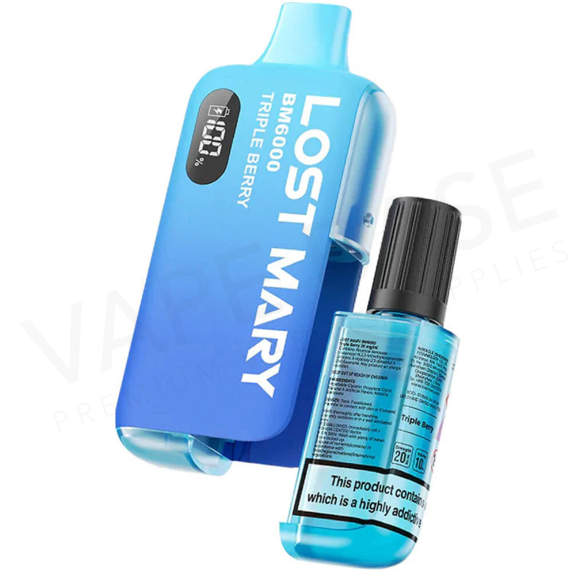 Triple Berry Lost Mary BM6000 Disposable Vape Kit | Lost Mary BM6000 | Vape Base Gourmet eLiquid ...