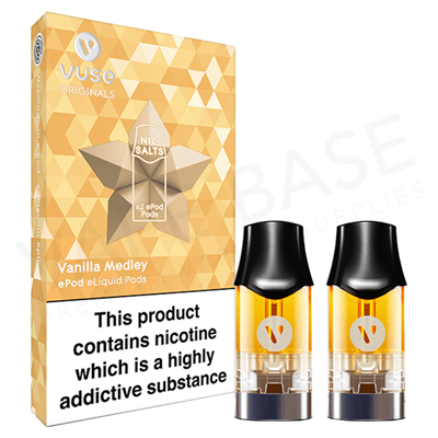 Vanilla Medley Nic Salt ePod by Vuse | Vuse ePod 2 Device & vPro Nic ...