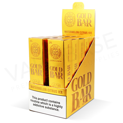 Gold Bar Disposable Vape | Vape Base Gourmet eLiquid Wholesale