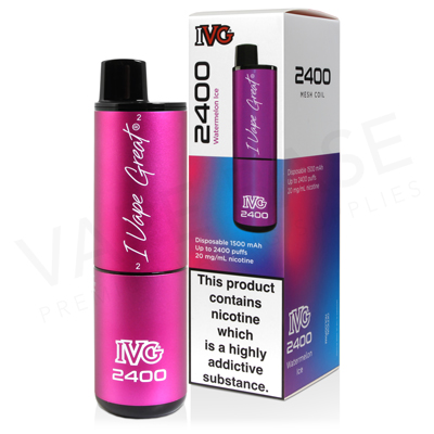 IVG 2400 Disposable Vape | Vape Base Gourmet eLiquid Wholesale