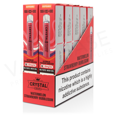 Watermelon Strawberry Crystal Bar Disposable Vape | Crystal Bar ...