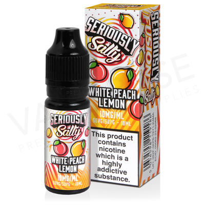 White Peach Lemon E-Liquid by Seriously Fusionz Salts | Seriously ...